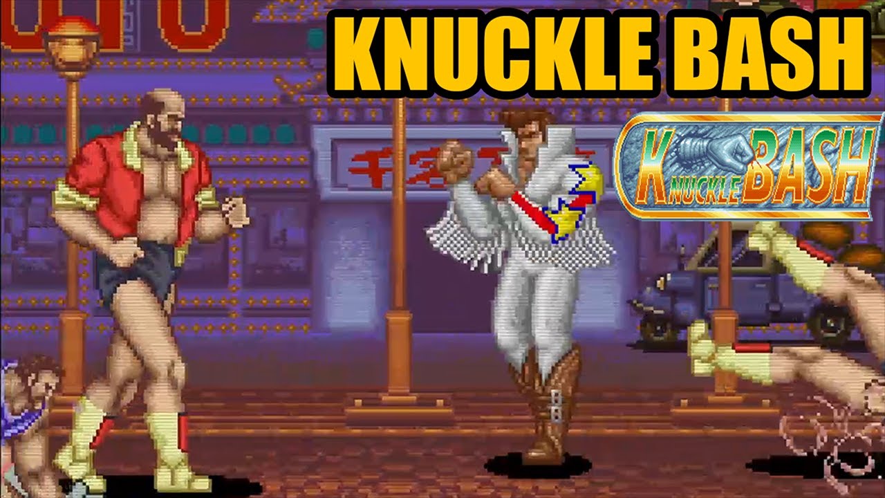 [고전게임] 너클배쉬1 [knuckle bash 1] - YouTube