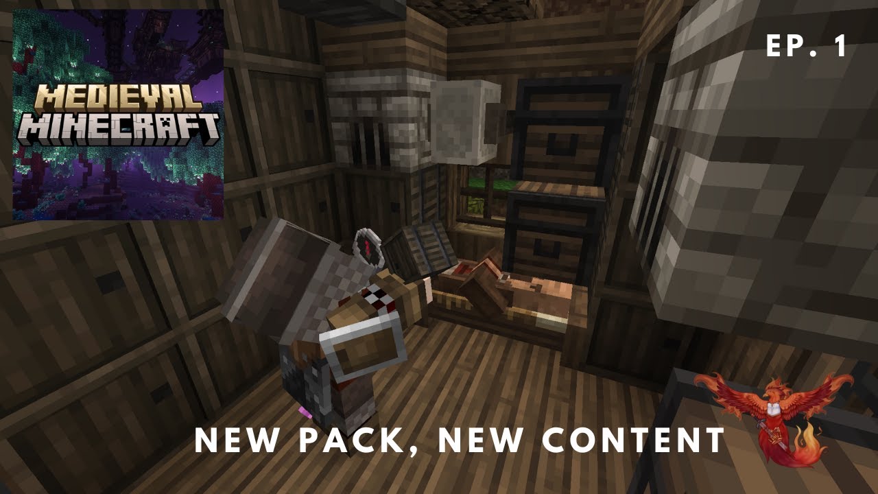 Medieval Minecraft MMC3 ~ Ep.1 ~ Member's First ~ Starting a New World ...