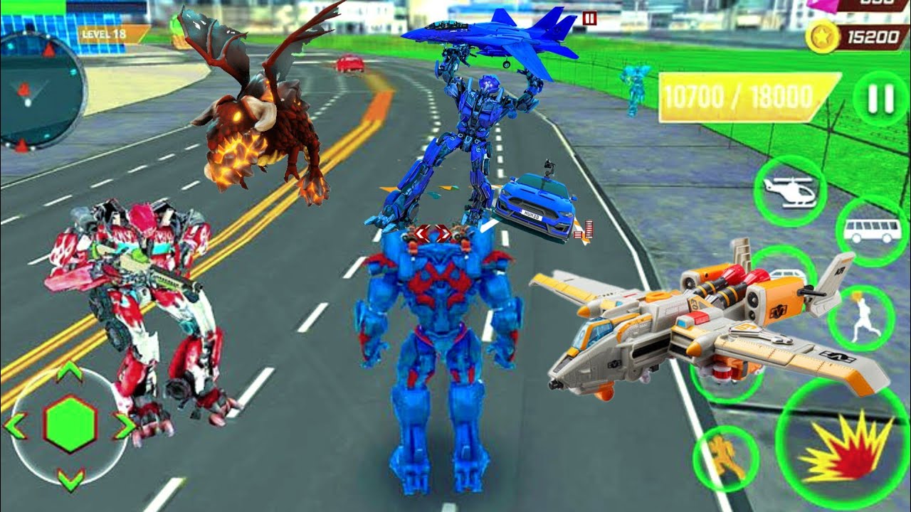 robot acction game - top game 2023 gameplay - YouTube