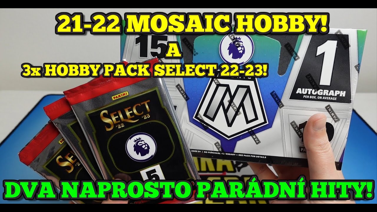 Trefujeme "legendární" kartu! 😱🔥 3x HOBBY BALÍČEK SELECT 22-23! A HOBBY ...
