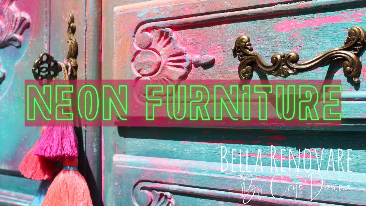 Neon Furniture Makeover: A Step-by-Step Guide to Ultimate Style - YouTube