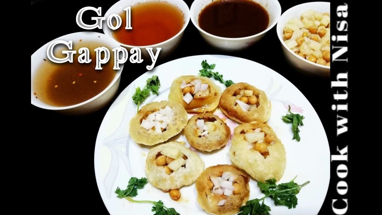 Gol Gappay Recipe - Pani Puri - by Cook with Nisa - YouTube