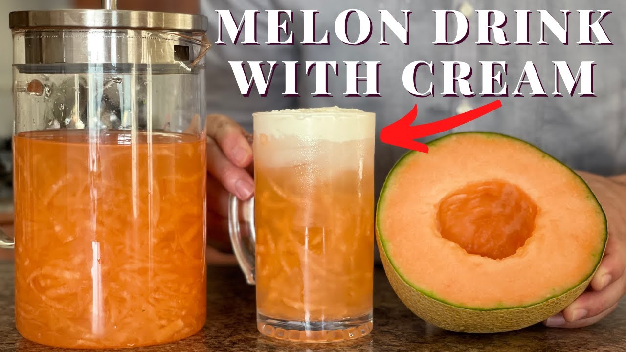 MELON DRINK with WHIPPED CREAM | How's the Taste? - YouTube