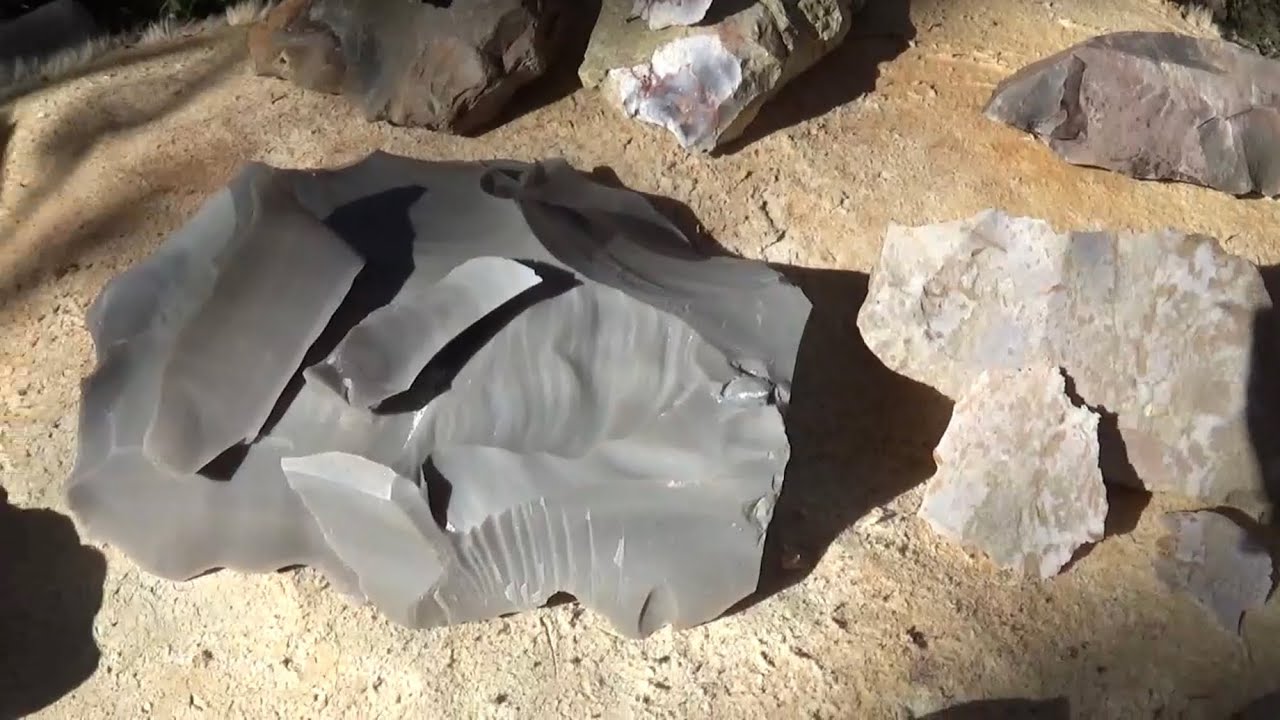 Heat Treating Stones in a Fire Pit - YouTube