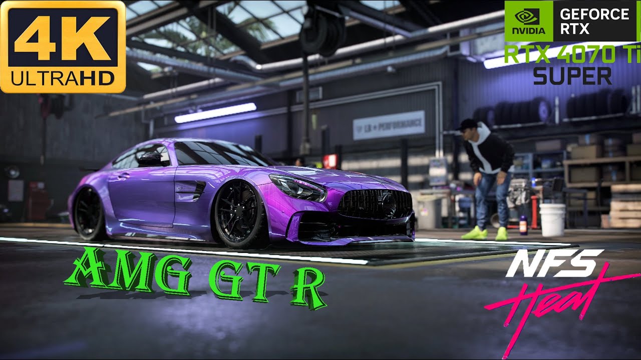 NFS HEAT | MERCEDES AMG GT R CUSTOMIZATION AND LONG GAMEPLAY | ULTRA ...