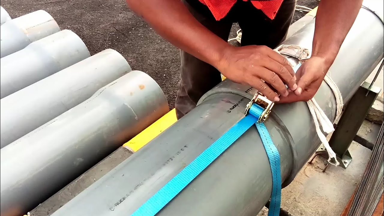 Penyambungan pipa pvc || dengan tali track belt - YouTube