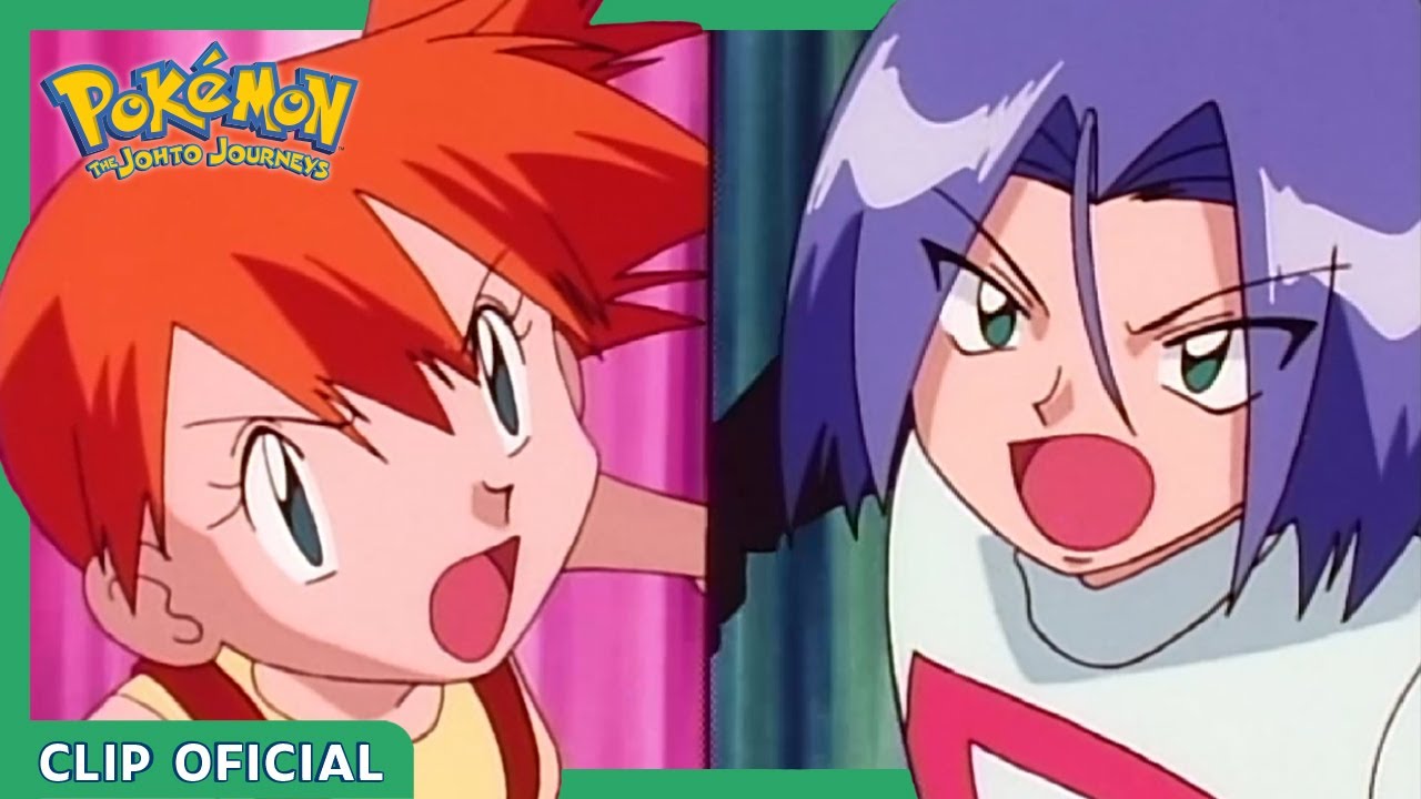 ¡Misty vs. James! | Pokémon Los Viajes de Johto | Clip oficial - YouTube