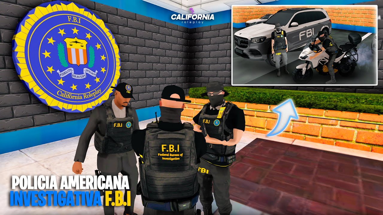 CALIFORNIA RP - MELHOR SERVIDOR COM POLICIA AMERICANA! *FBI* - GTA MTA ...