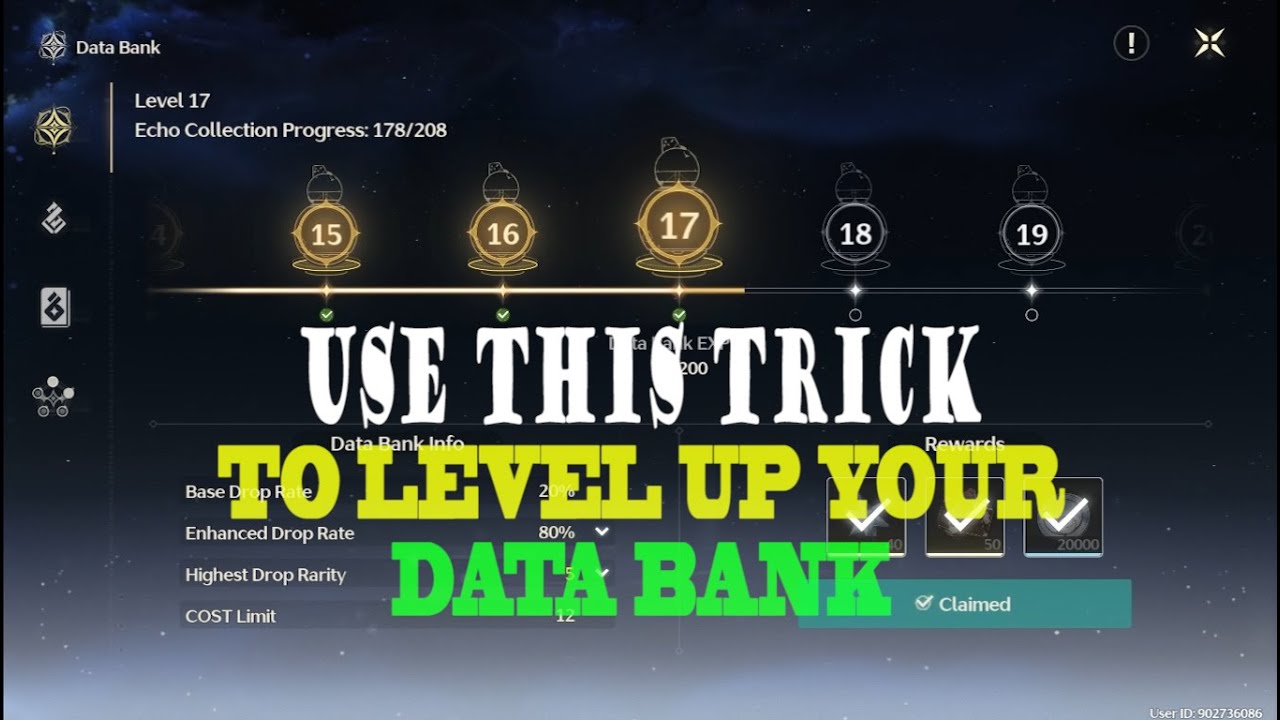 HOW TO LEVEL UP DATA BANK QUICKLY & EASILY | Wuthering Waves - YouTube