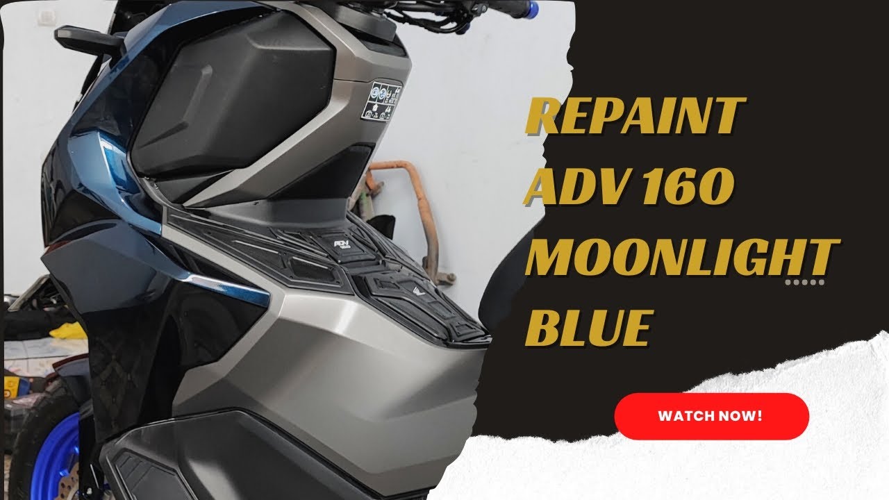 project ADV160 custom paint | Moonlight Blue - YouTube