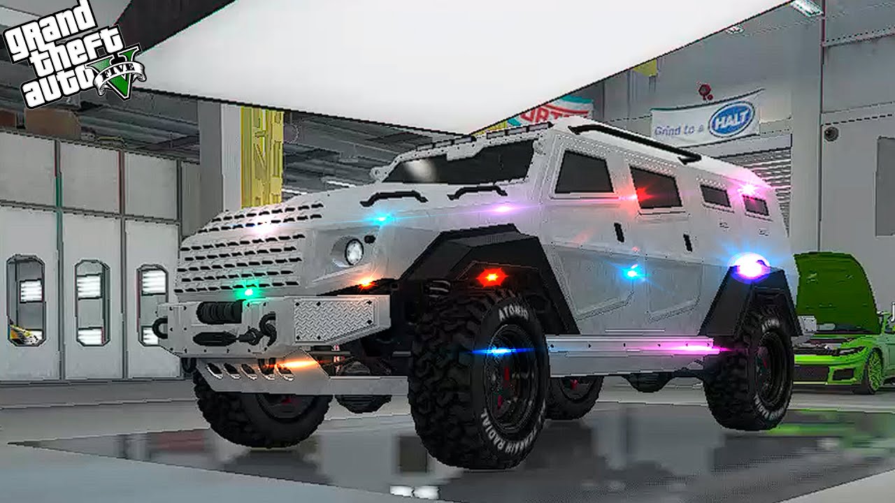 Personalizando el HVY insurgent en GTA V - YouTube