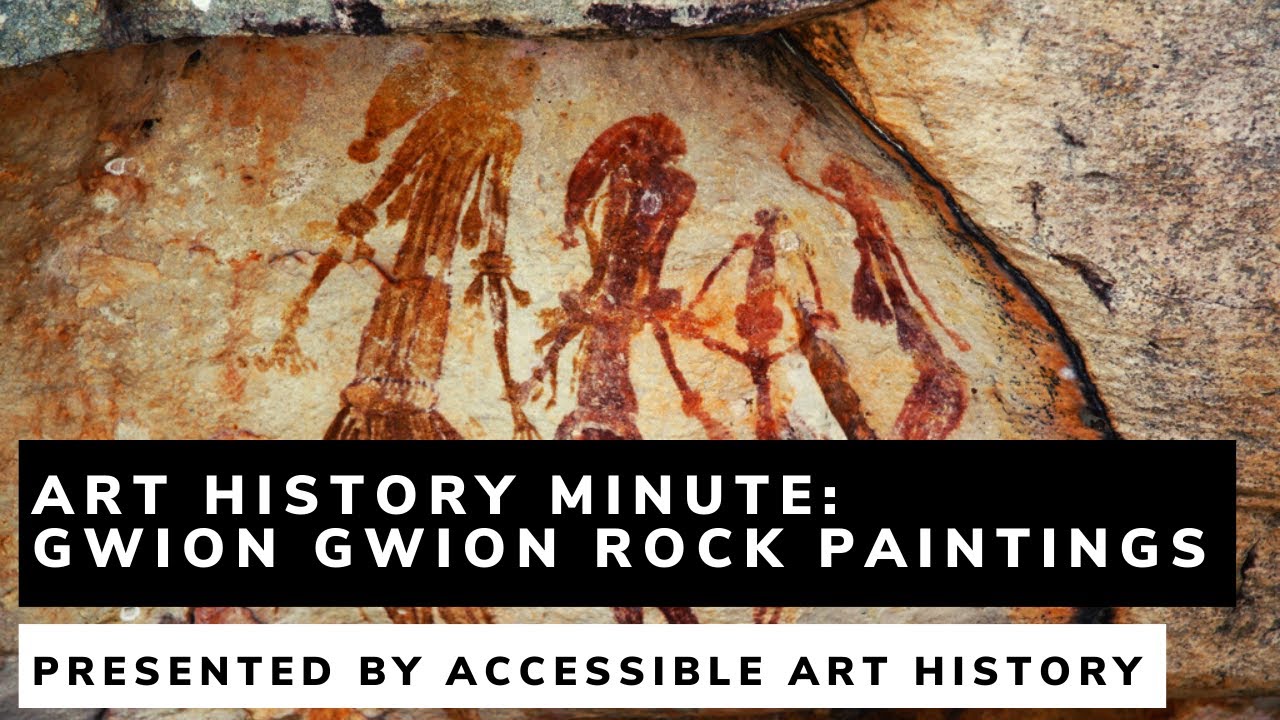 Art History Minute: Gwion Gwion Rock Paintings || Art of Australia ...