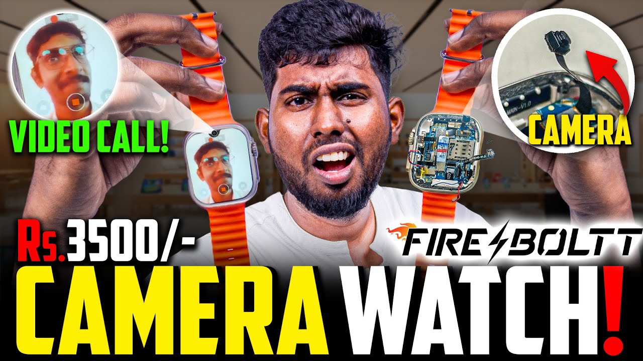 "Uruttu Camera Watch"💀 - Installing Camera in FireBoltt Watch 🩺 # ...