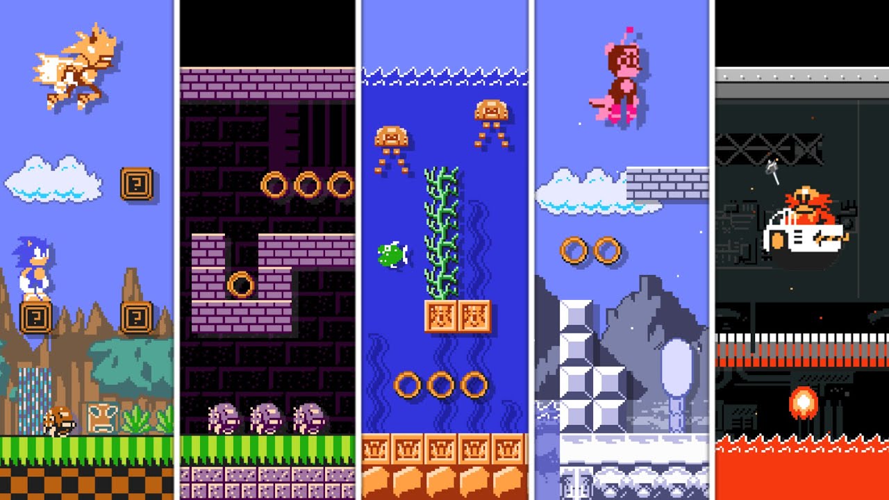 Sonic the Hedgehog Pack for Super Mario Bros. Remastered! - YouTube