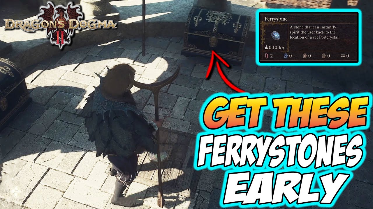 Dragon's Dogma 2 - HOW to GET ALL FERRYSTONES and SEEKER'S TOKENS in ...