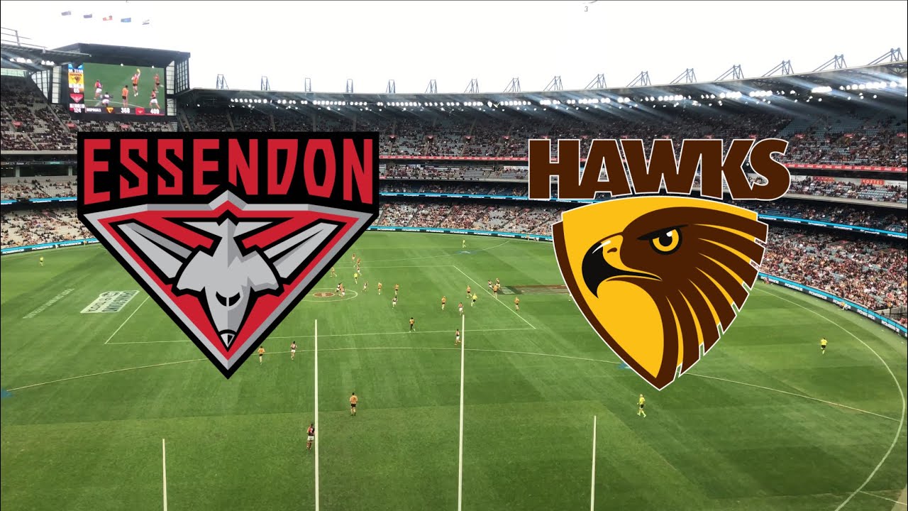 Essendon vs Hawthorn Final Siren (Round 1 2023) - YouTube