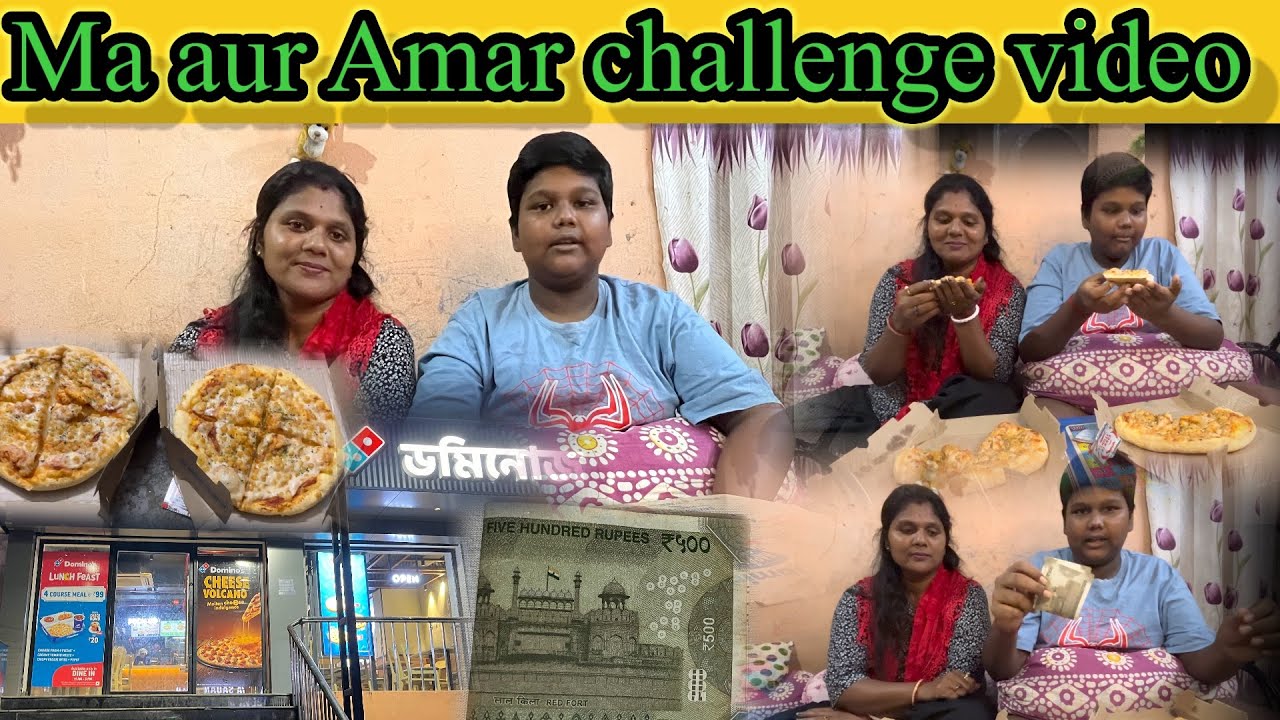 Ma aur Amar challenge video @kakolioffcial123#food - YouTube