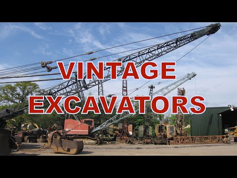 Vintage Excavators At Work - YouTube