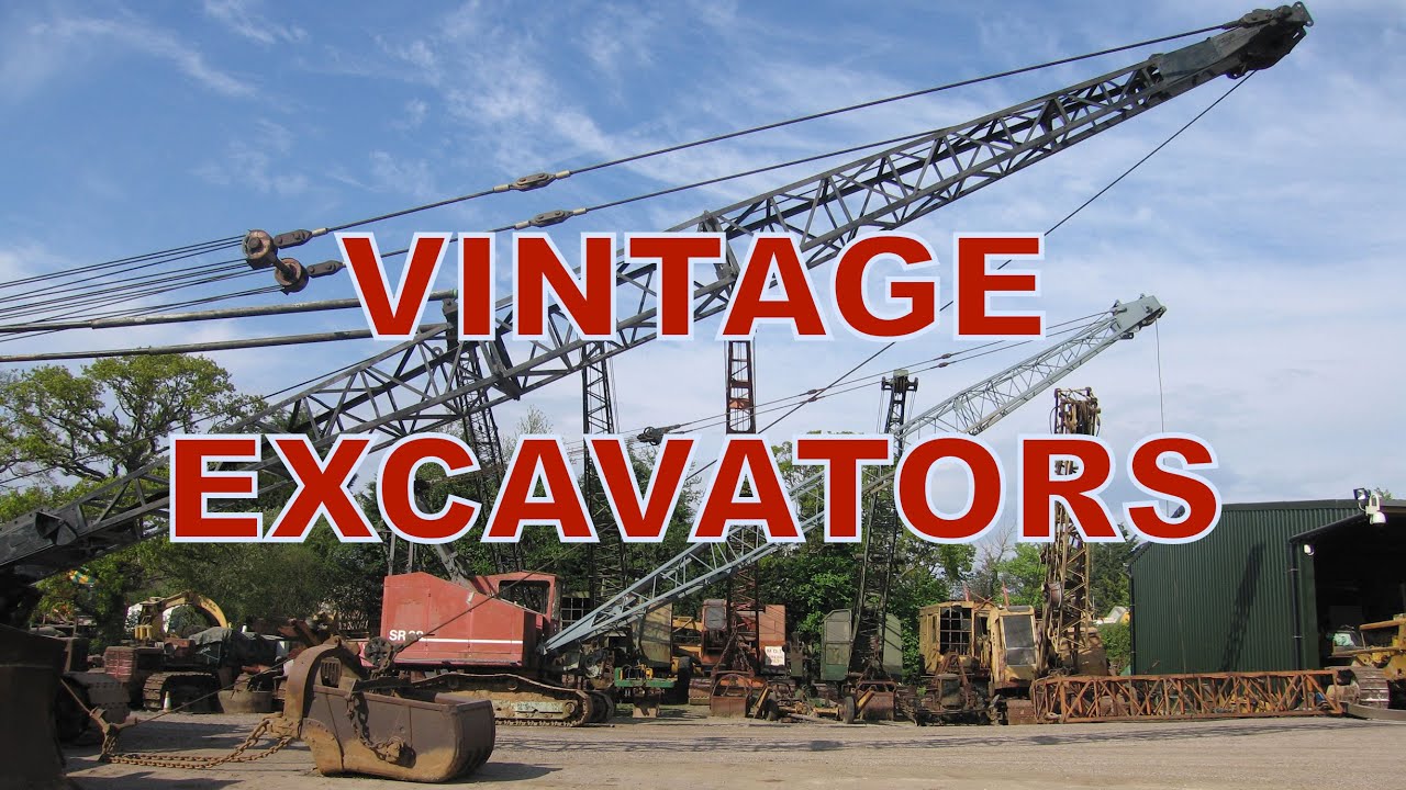 Vintage Excavators At Work - YouTube