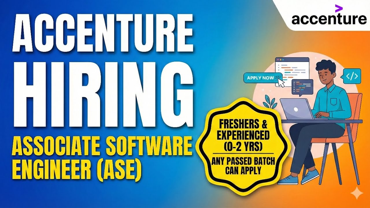 Accenture Hiring 2025 | Associate Software Engineer (ASE) | Eligibility ...