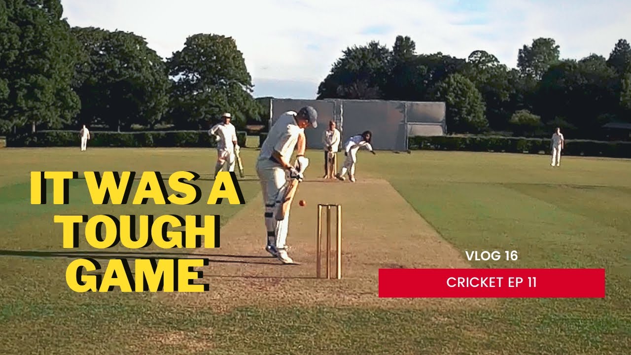 It was a TOUGH game | GoPro Helmet Cam | Village Cricket POV - YouTube
