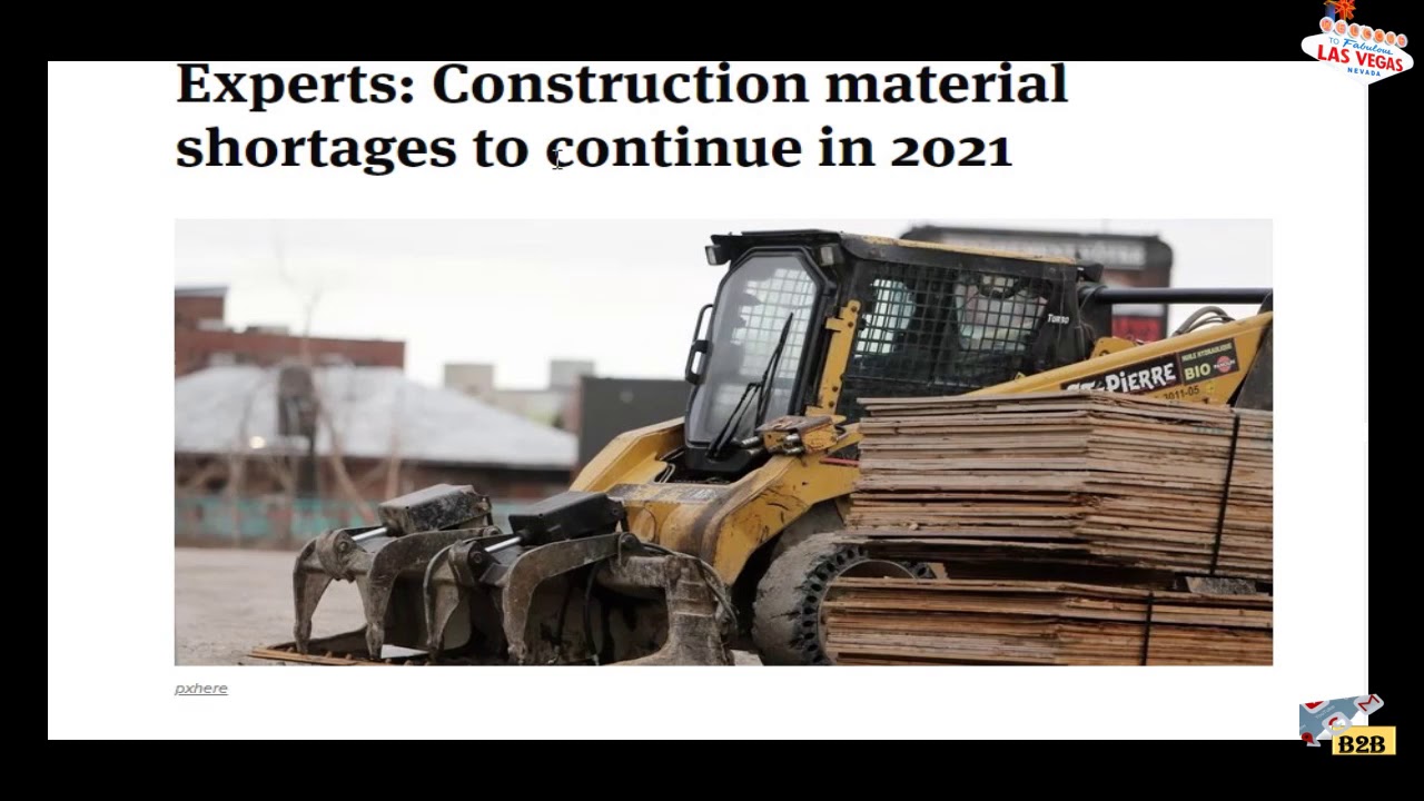 Construction Material Shortages to continue in 2021 - YouTube