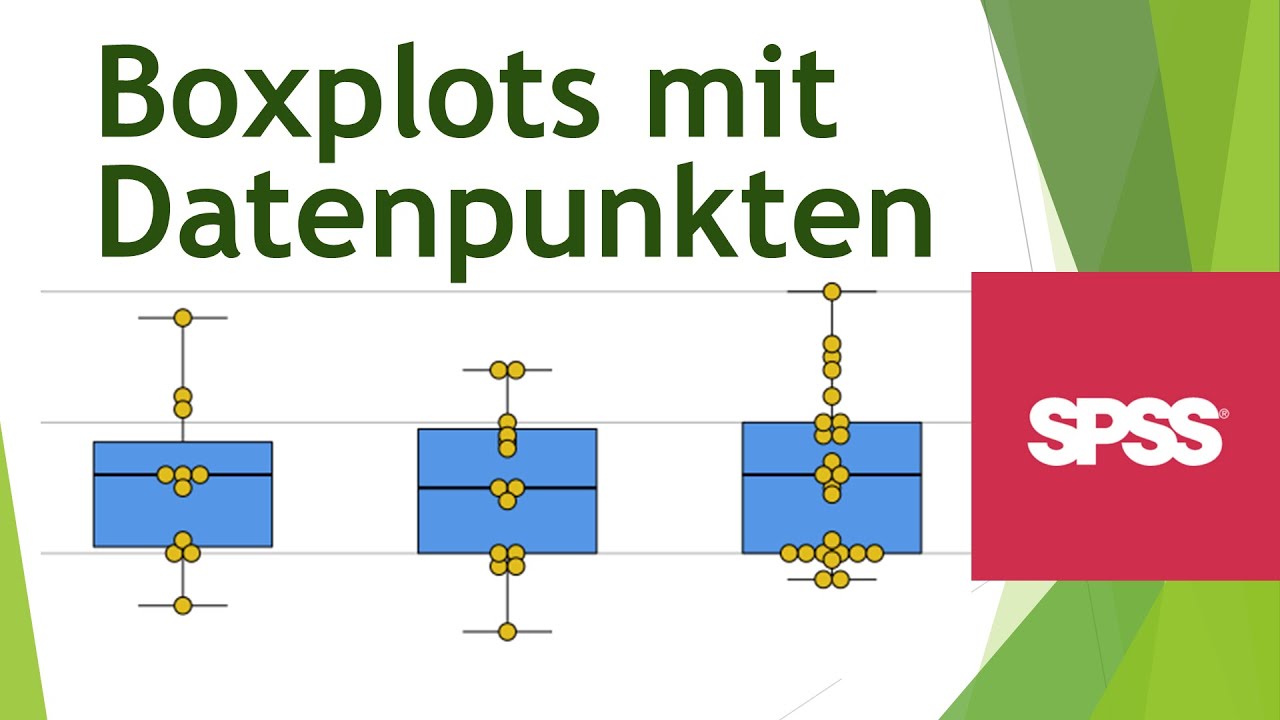 Boxplots mit Datenpunkten in SPSS - YouTube