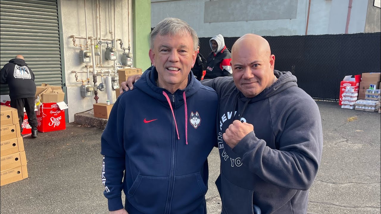 Dr Teddy Atlas Foundation Annual Turkey Drive. Joe Zapata, Teddy Atlas ...