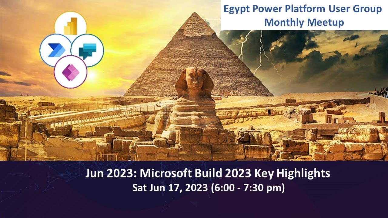 EPPUG Jun 2023 event Microsoft Build 2023 Key Highlights Meeting ...