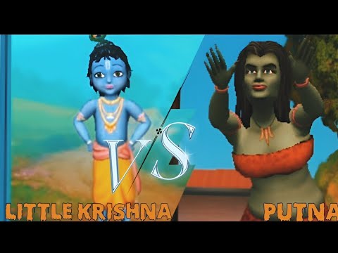 KRISHNA VS PUTNA || LITTLE KRISHNA GAMEPLAY PART-1 @thenetgamerz - YouTube