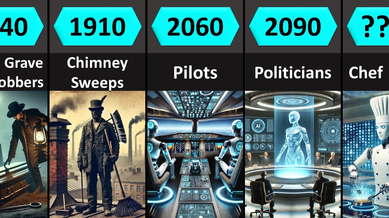Extinct Jobs: Vanishing Careers from 1800 to 2100 - YouTube