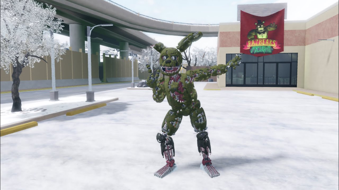 How to get the three versions of springtrap in fmr - YouTube
