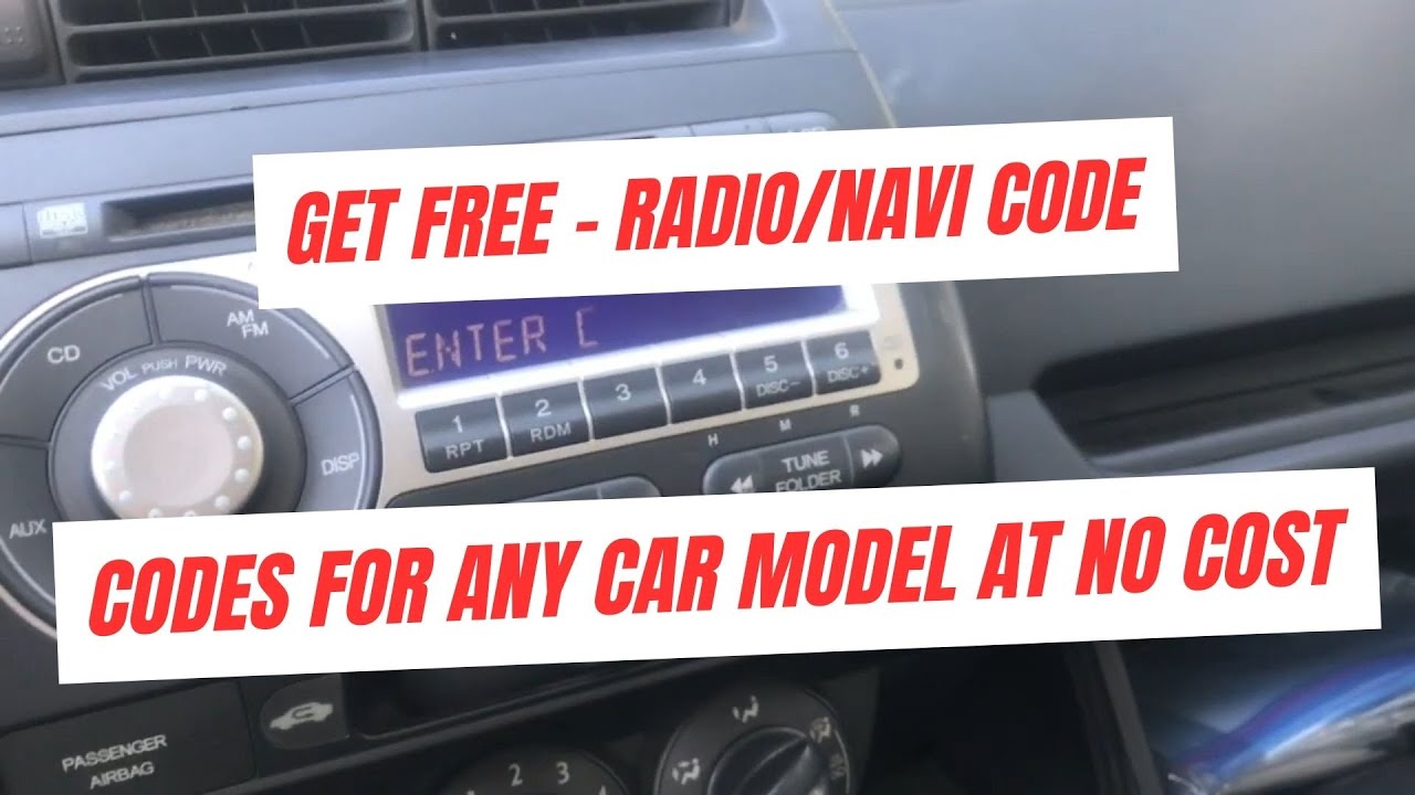 Unlocking GM Radios 2000 2005 - YouTube