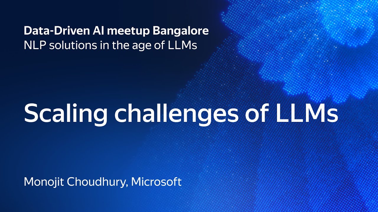 Scaling challenges of LLMs - YouTube