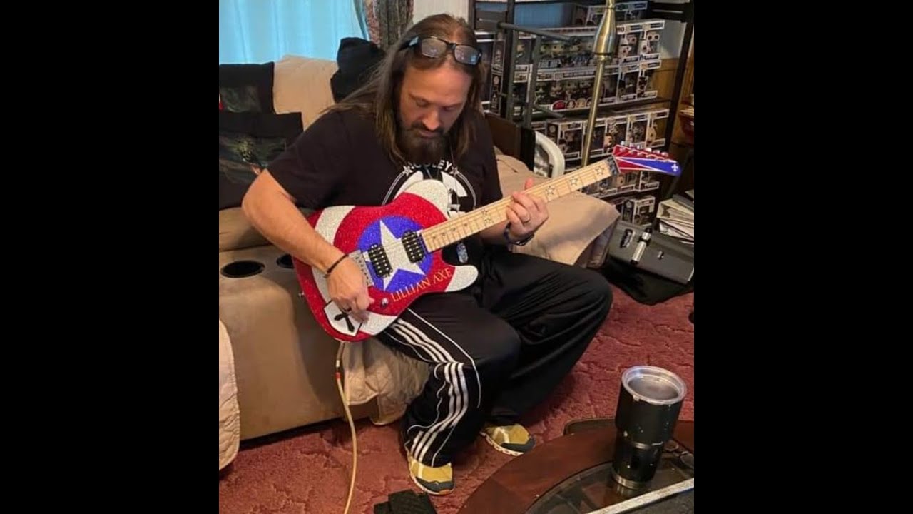 STEVE BLAZE / LILLIAN AXE / CAPTAIN AMERICA / GOD FAMILY COUNTRY GUITAR ...