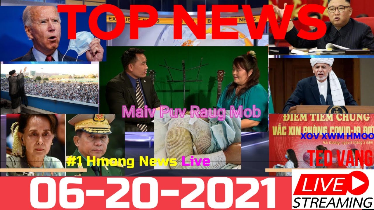 TOP NEWS SUNDAY ** MAIV PUV RAUG MOB * IRAN XAIV TAU NOM TSHIAB * XOV ...