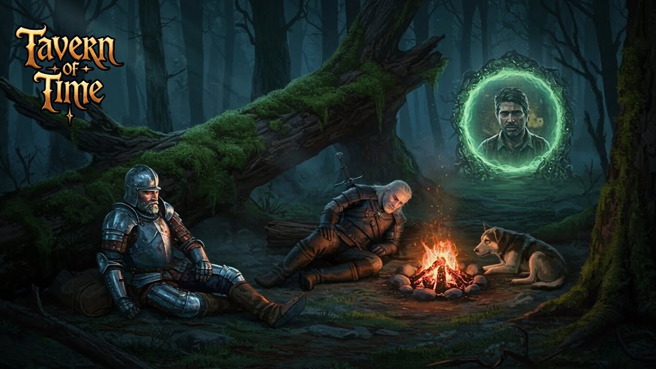 Knight, Witcher & Hound: Campfire Sanctuary (Joel Portal) | Medieval ...
