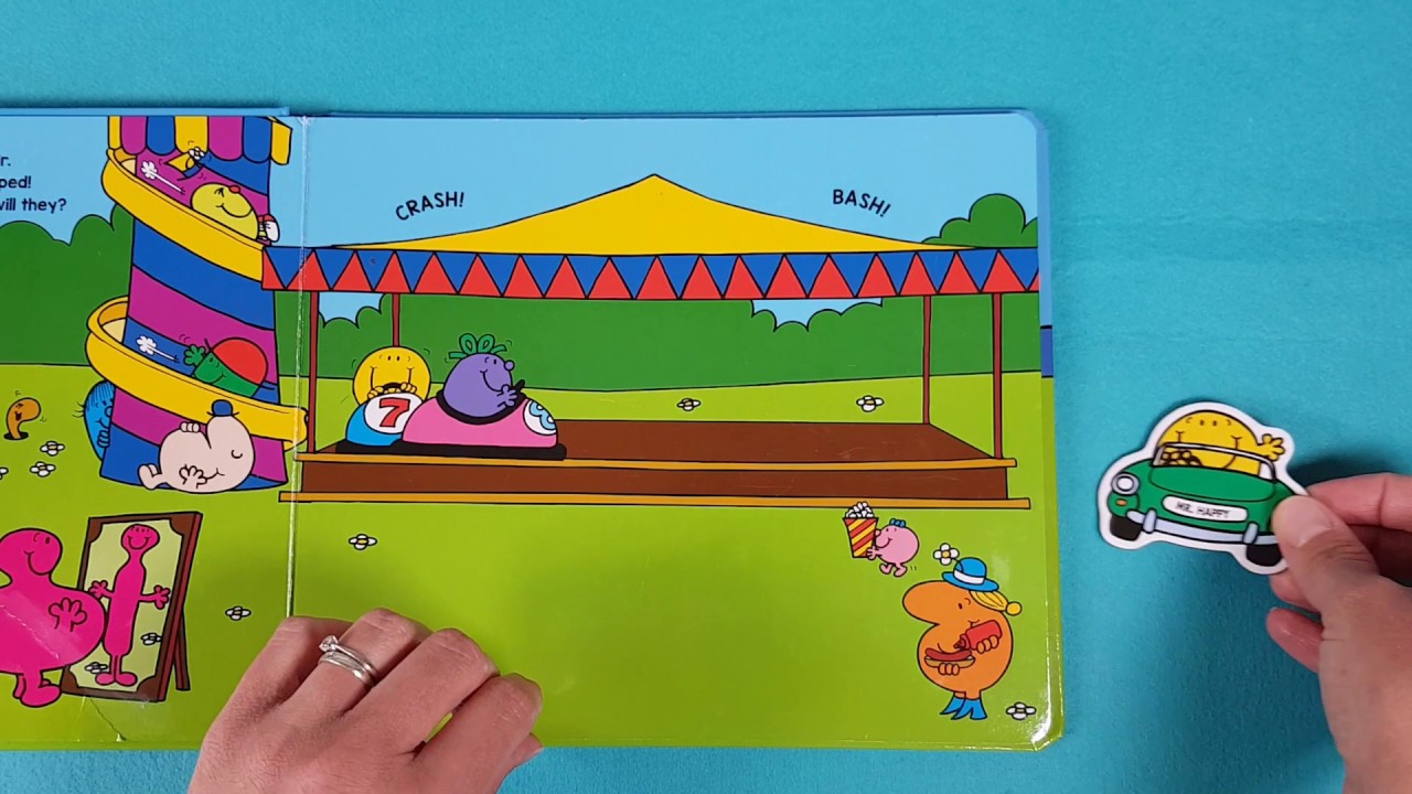 Mr Men Little Miss Things That Go Magnet Book - Silly Sounds Magnet Fun ...