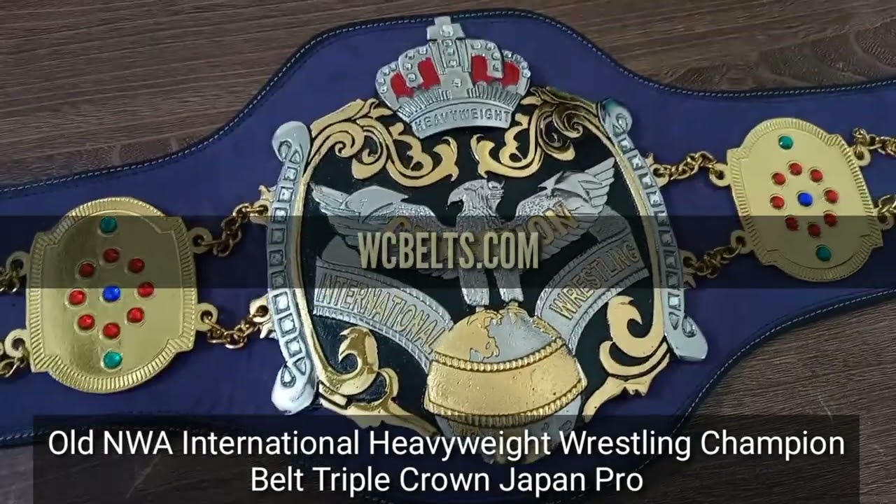 Old NWA International Heavyweight Wrestling Champion Belt | Triple ...