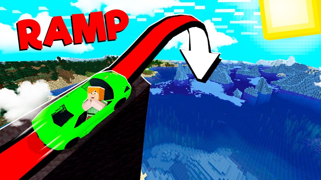 LAMBORGHINI on *MEGA RAMP* COMPETITION !! - YouTube