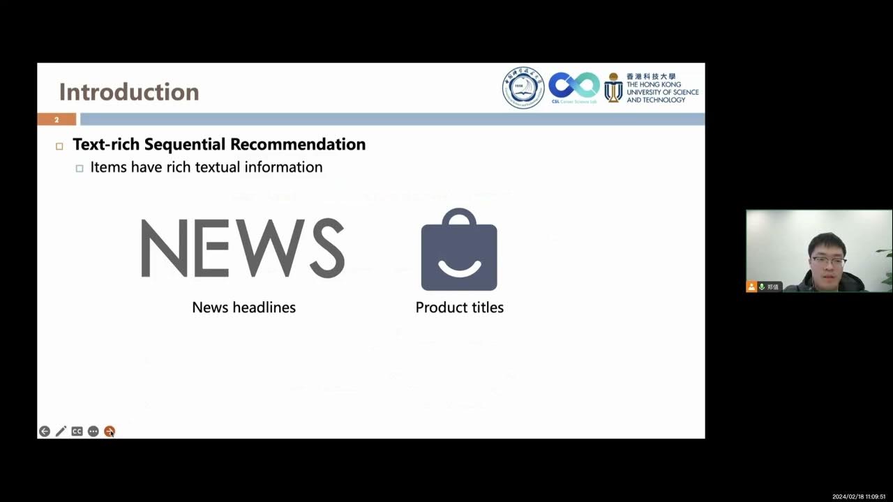 [rfp0274] Harnessing Large Language Models for Text-Rich Sequential Recommendation - YouTube