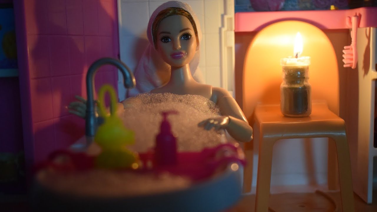Barbie Relaxing Bath After Diwali Shopping - YouTube