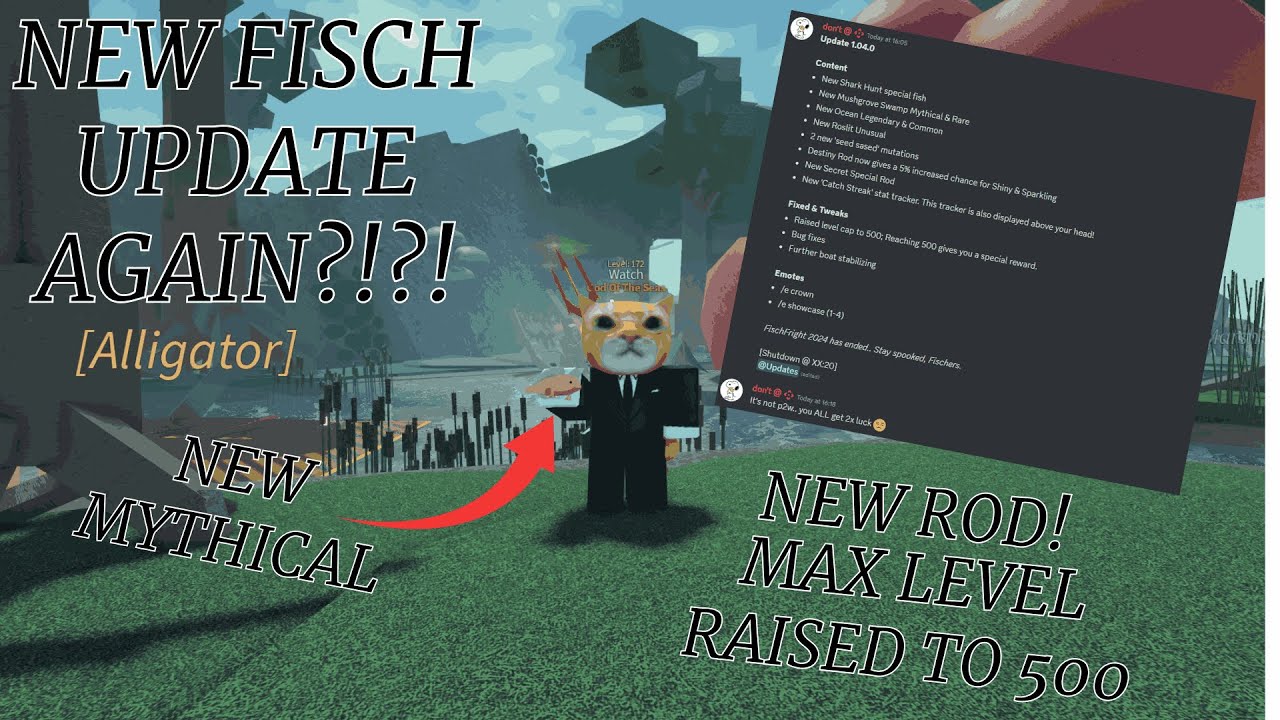 FISCH GOT A NEW UPDATE AGAIN! - Fisch - YouTube