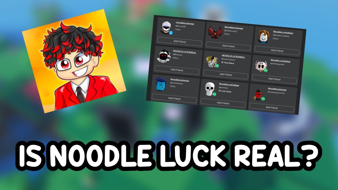 Is "Noodle Luck" Real? | Sol's RNG - YouTube