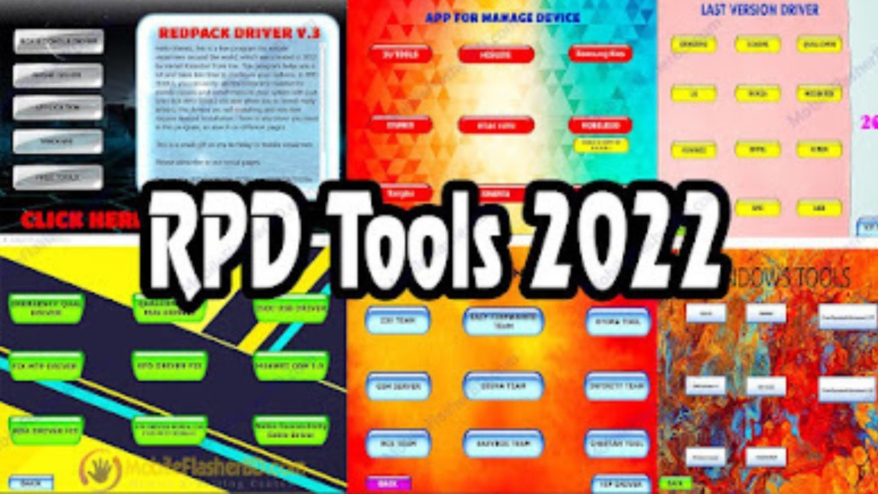 Redpack Driver tool(RPD)! Plusieurs logiciels en Un - YouTube