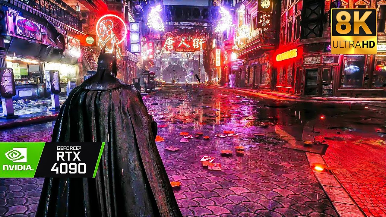 8K60 Batman Arkham Knight RTX4090 - RAYTRACING - Beyond all Limits ...