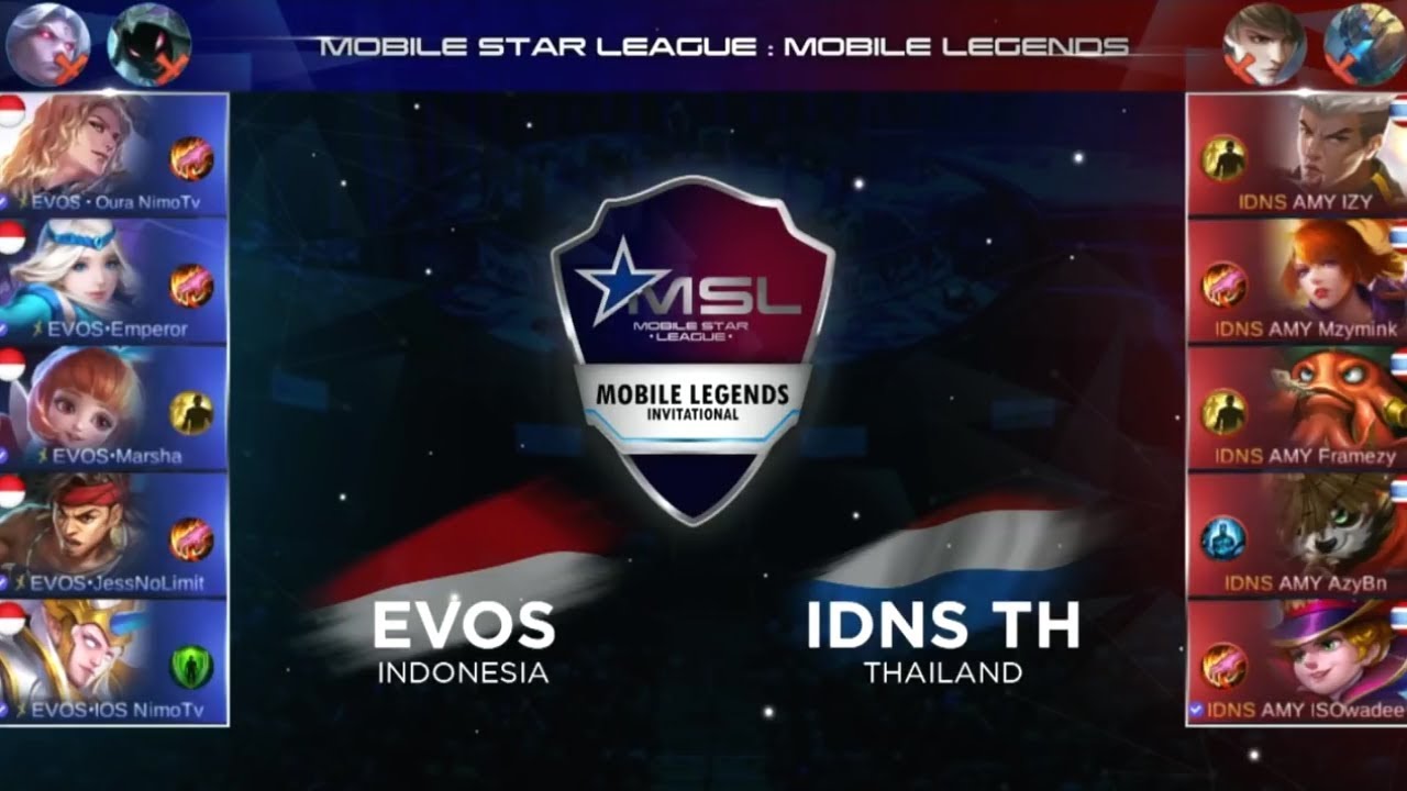 EVOS VS IDNS MOBILE STAR LEAGUE MOBILE LEGENDS MATCH 2 - YouTube