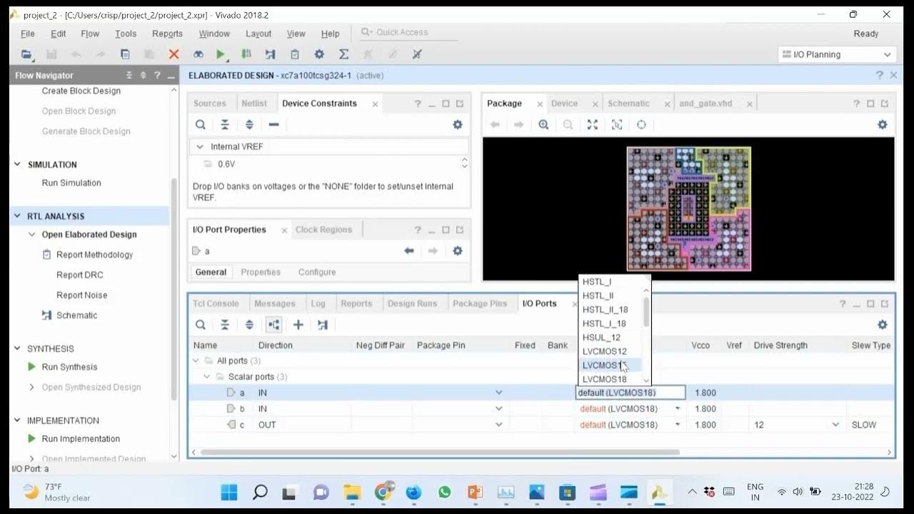 Fpga Implementation Of Basic Logic Gates On Xilinx Artix 7 Youtube