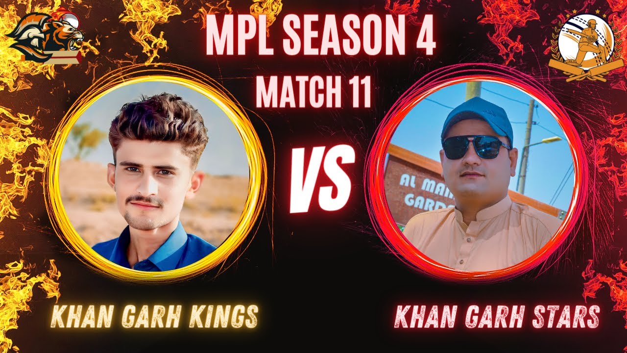 Khan Garh Kings VS Khan Garh Stars - Match 11 - MPL Season 4 - YouTube