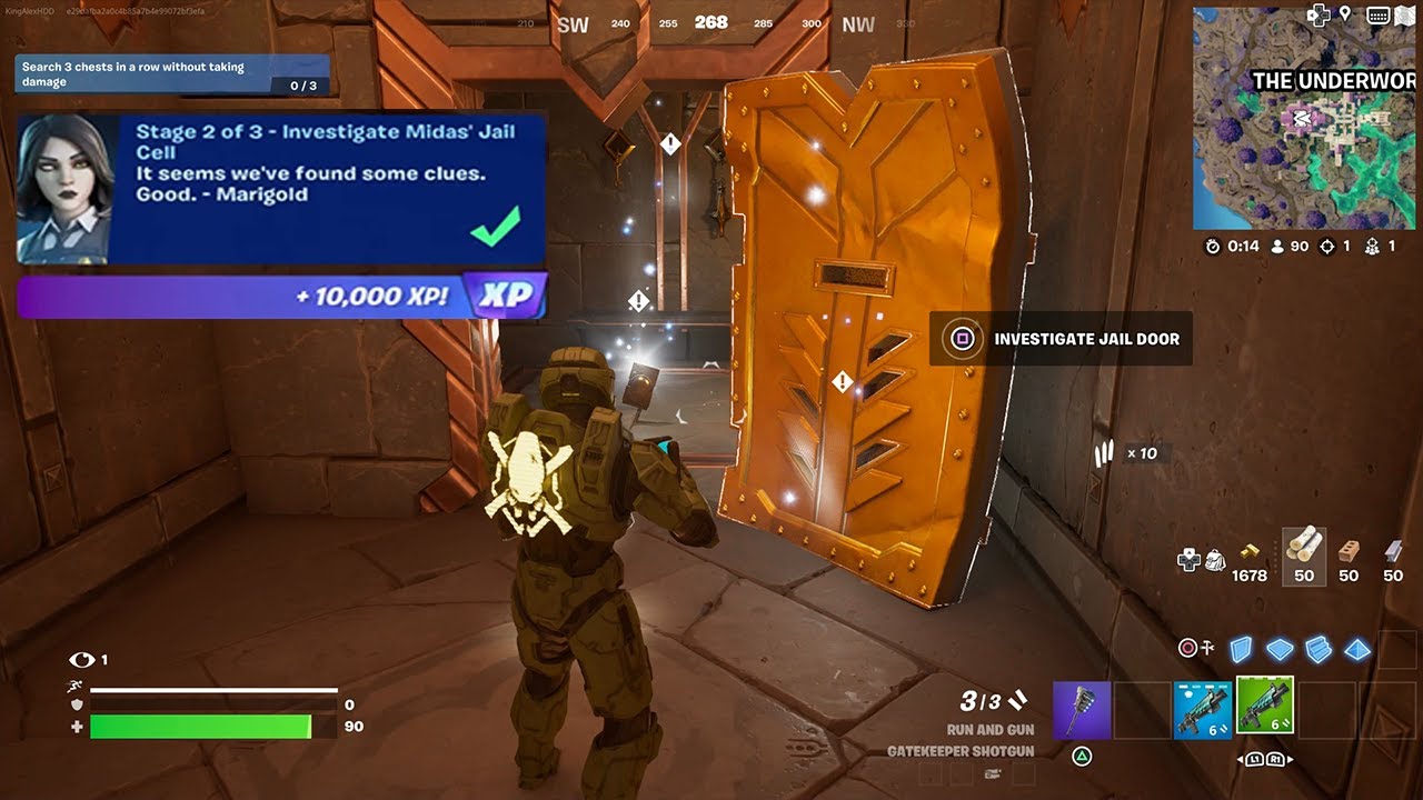 How to EASILY Investigate Midas Jail Cell Fortnite locations Quest ...